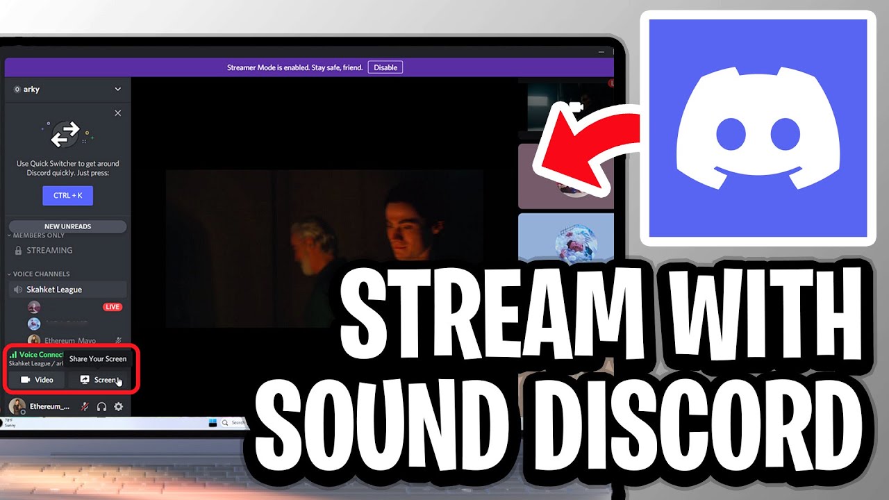 How To Stream with Sound on Discord - Fix Screen Share Audio Not ...