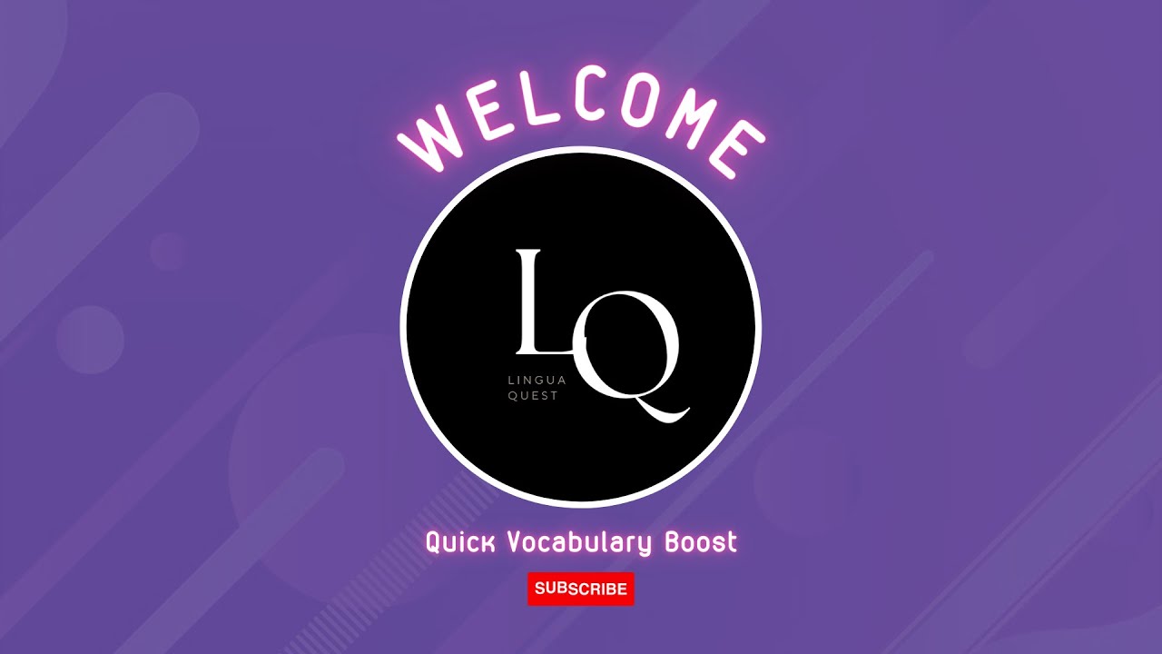 Quick Vocabulary Boost - E4 - YouTube
