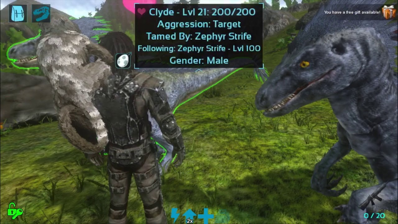 Ark Ep 2 Raptor Taming And Training Youtube