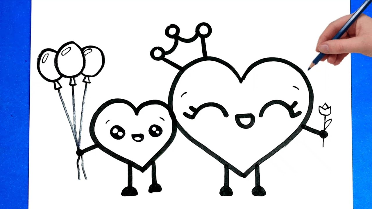 Anneler Günü Resmi - Anneler Günü Resmi Nasıl Çizilir - Kolay Çizimler ...