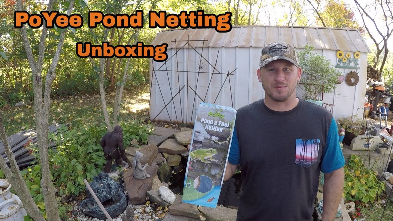 PoYee Pond & Pool Netting Unboxing (Backyard Pond) - YouTube