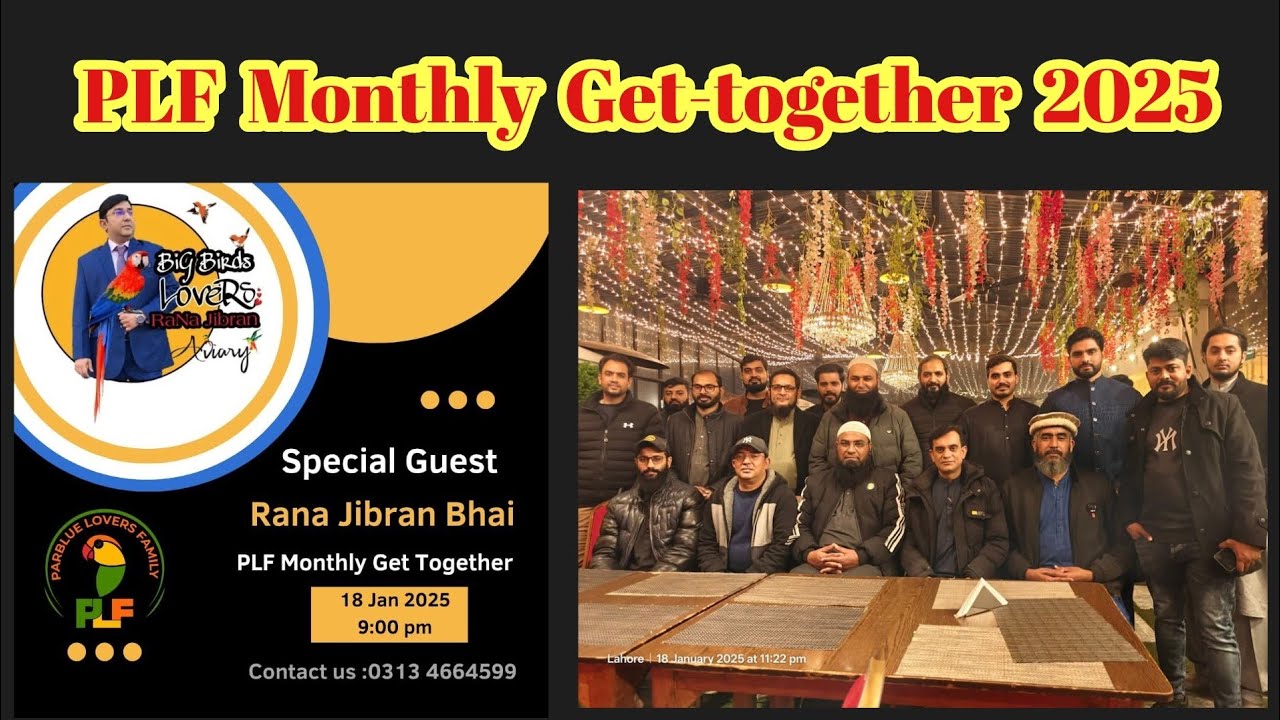 PLF Monthly Get-together...18.01.25 - YouTube