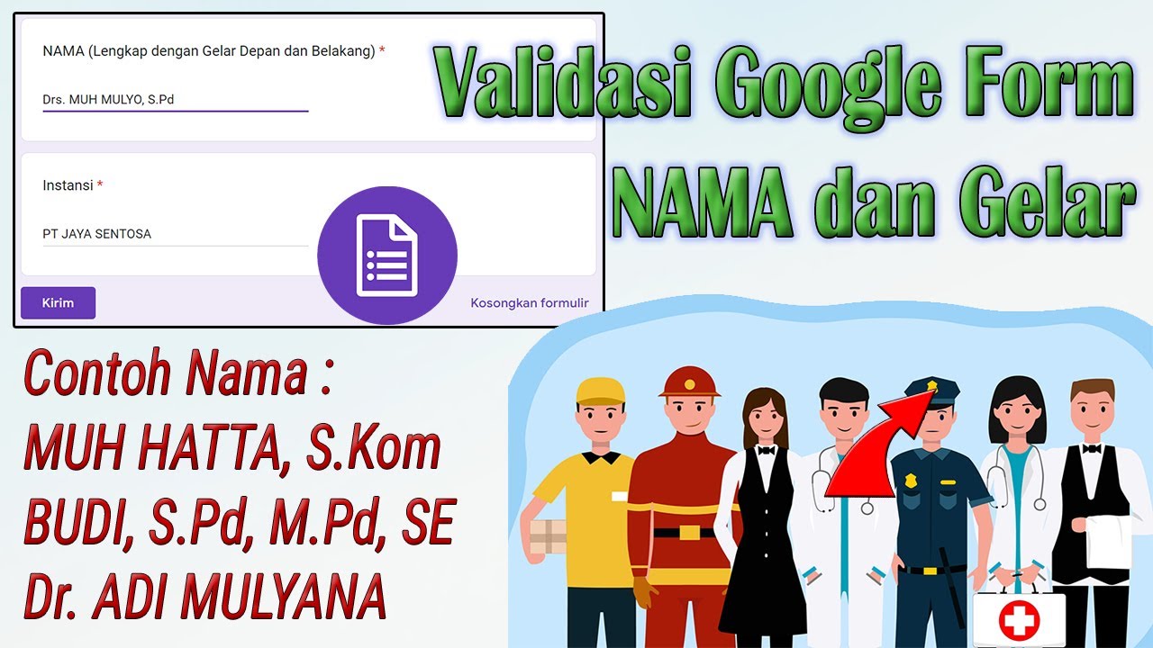 Penjelasan Lengkap, VALIDASI NAMA LENGKAP GELAR DEPAN DAN BELAKANG ...