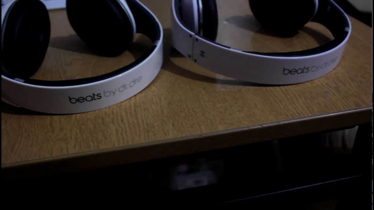 Beats By Dr Dre Studio White - Real vs Fake (Comparison) - Part 1 - YouTube