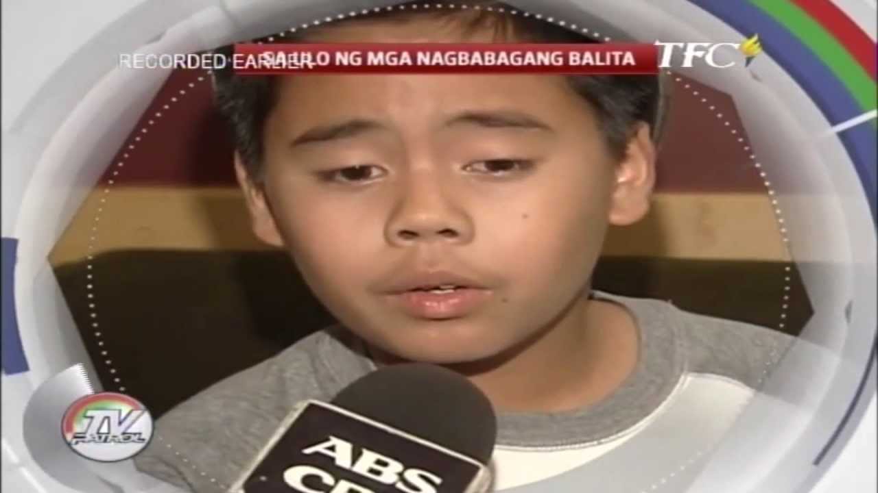 Sam Santiago's TV Appearance at TV Patrol Philippines - YouTube