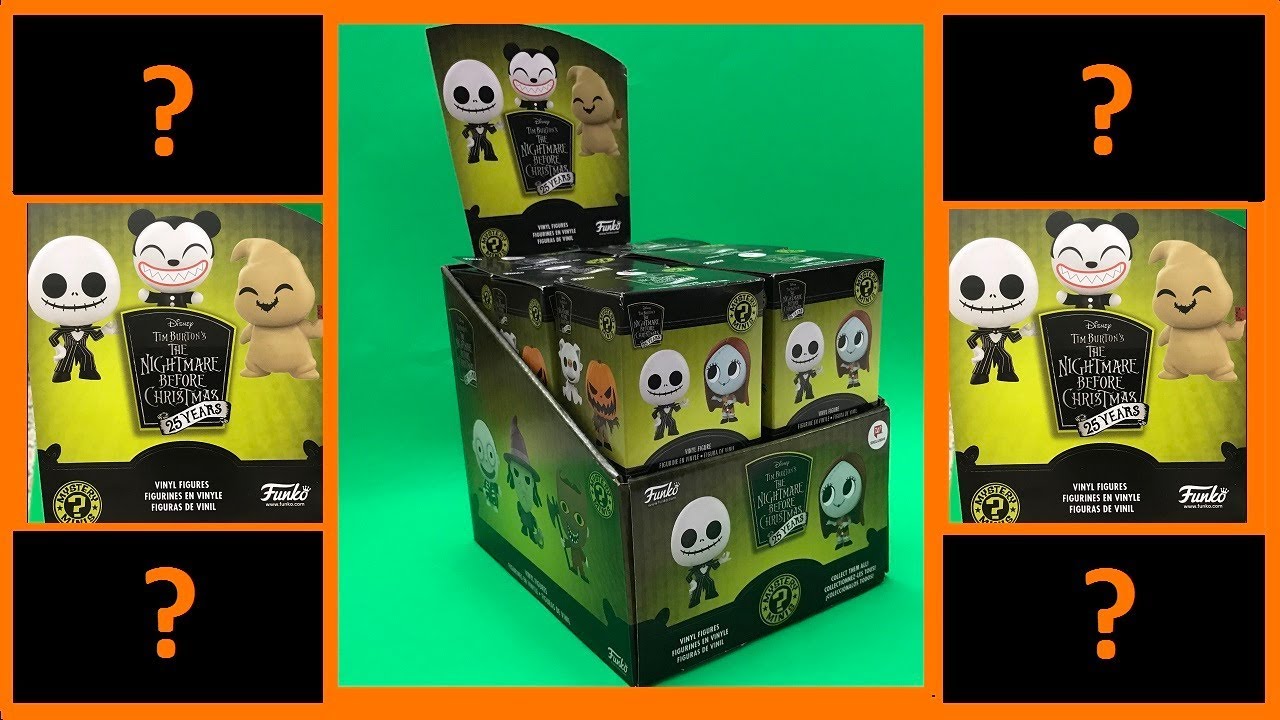 Funko Nightmare Before Christmas Mystery Minis Full Case Unboxing 2018 ...