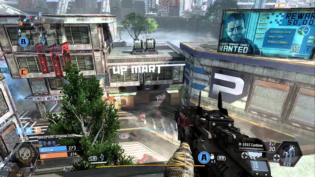 Titanfall Angel City Hardpoint Domination Gameplay - YouTube