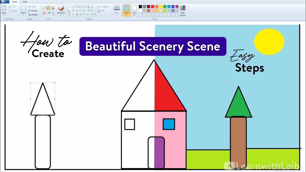 Unlock Your Artistic Potential with Laiba's MS Paint Tutorials! l Step ...