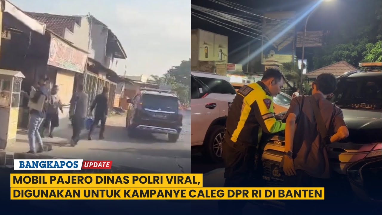 Mobil Pajero Dinas Polri Viral, Digunakan untuk Kampanye Caleg DPR RI ...