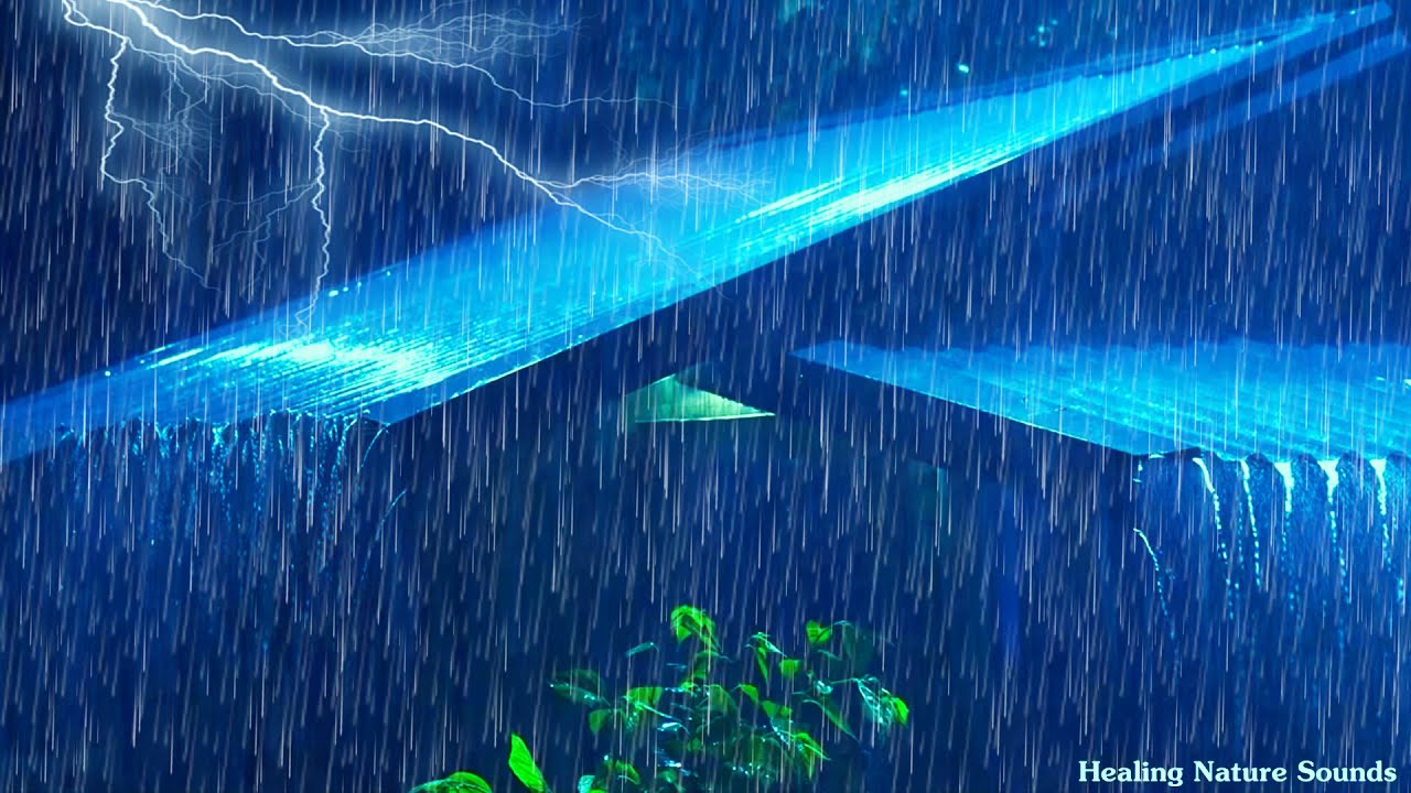 Leave The Symptoms Of Insomnia Behind w Heavy Rain & Booming Thunder ...