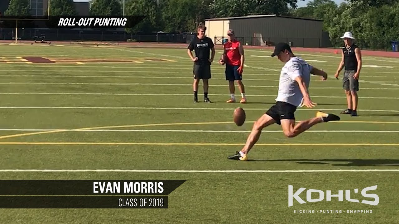 Best American Roll-Out Punter | Evan Morris | Class of 2019 - YouTube
