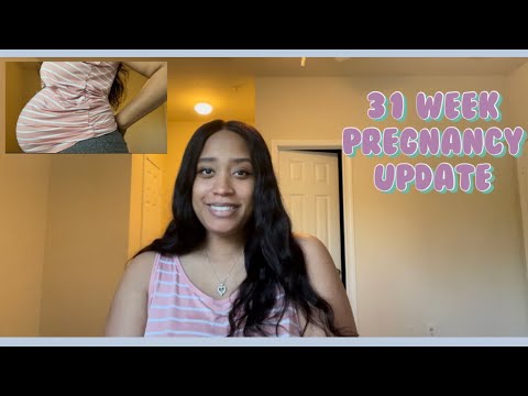 31 Week Pregnancy Update & Belly Shot! #pregnant #belly - YouTube