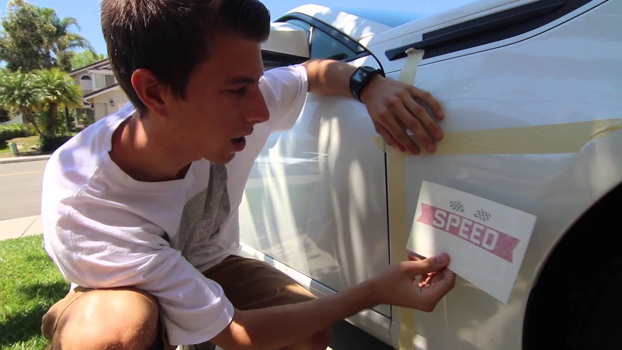 How To Install A Vinyl Decal Youtube