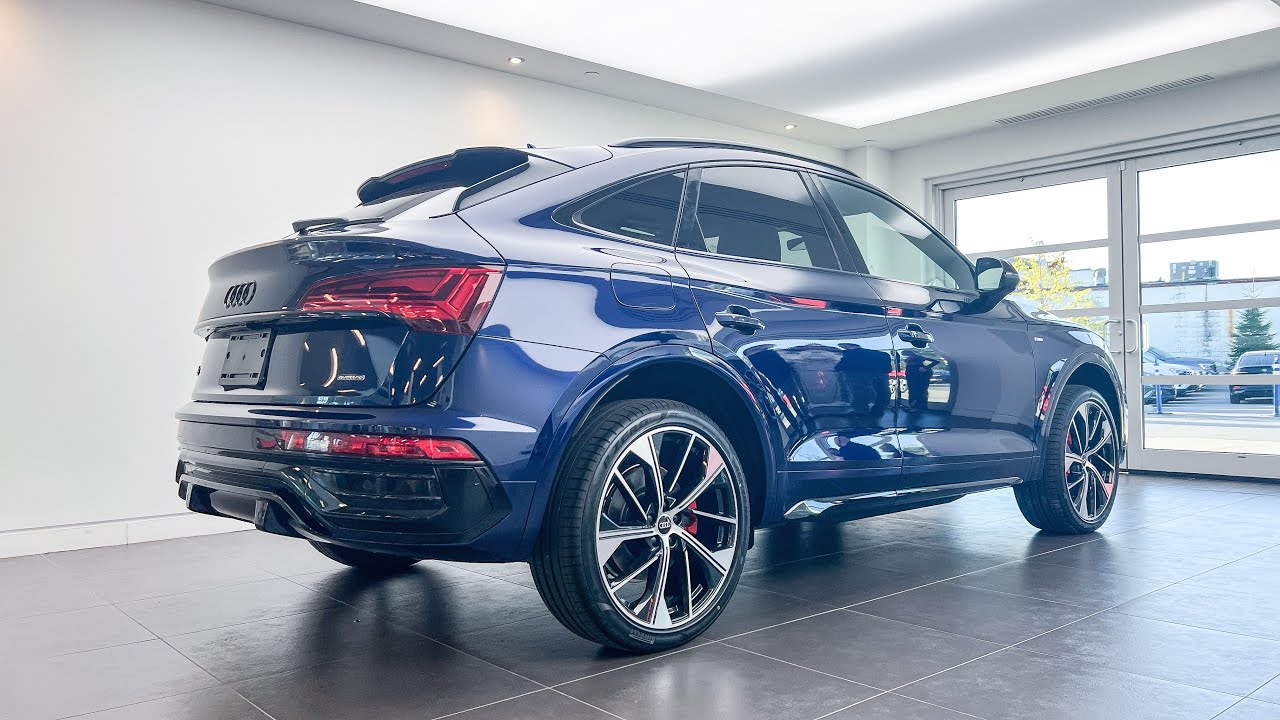 2024 Audi Q5 Sportback in Navarra Blue Quick Look! - YouTube