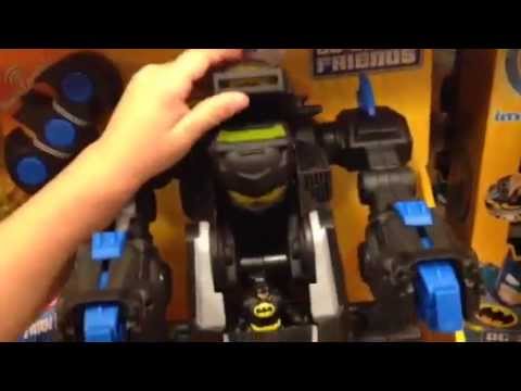 IMAGINEXT RC TRANSFORMING BATBOT [Batman] Interactive with Lights ...