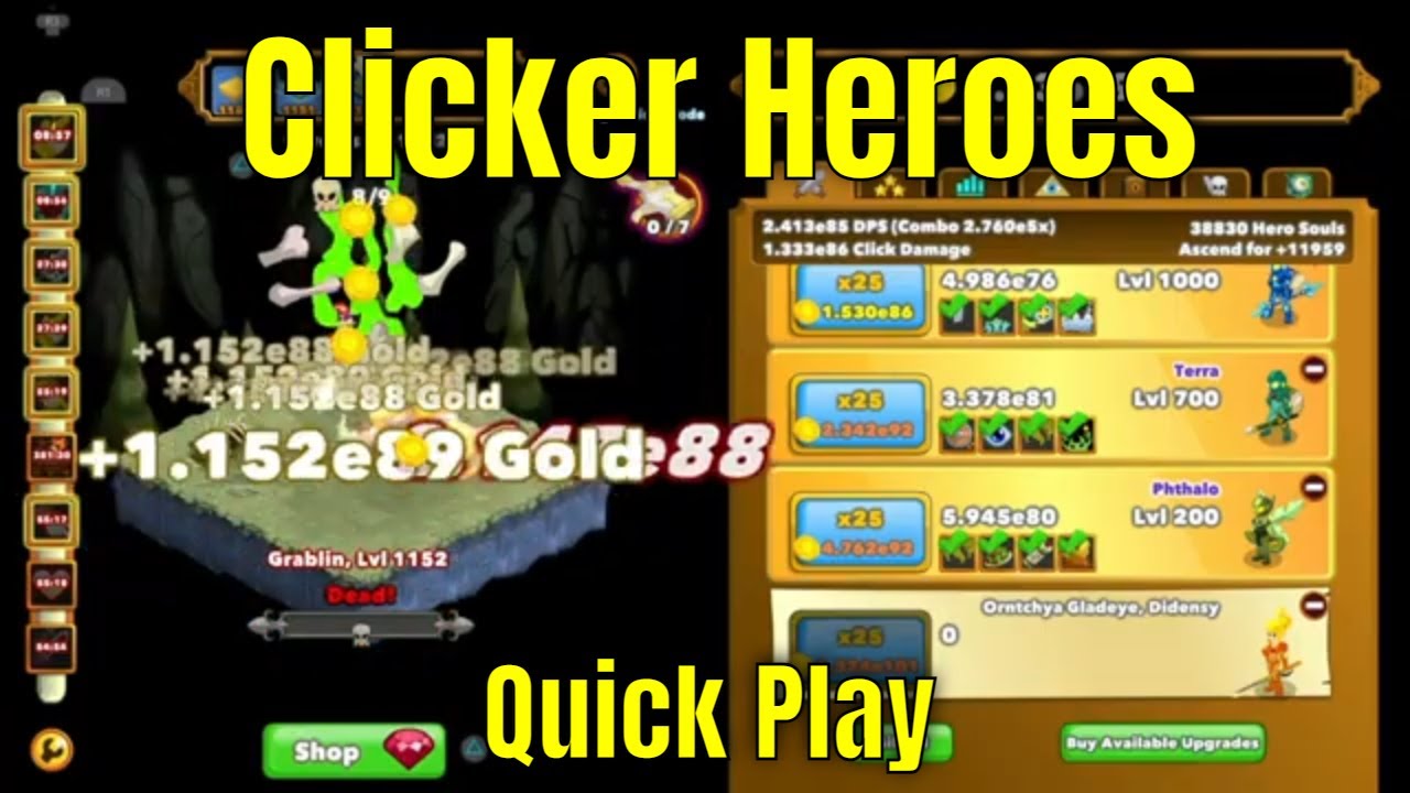 Clicker Heroes #423 - Quick Play - YouTube