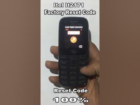 How To Reset Code Itel It2171 Factory Reset Code 2023 | Reset Code Itel It2171 Factory Reset ...
