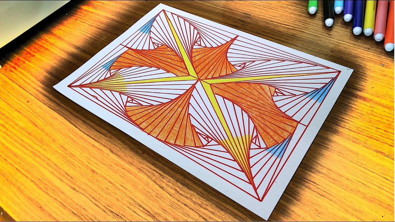 HOW TO DRAW CURVED LINES ILLUSION YouTube how-to-draw-curved-lines-illusion-youtube