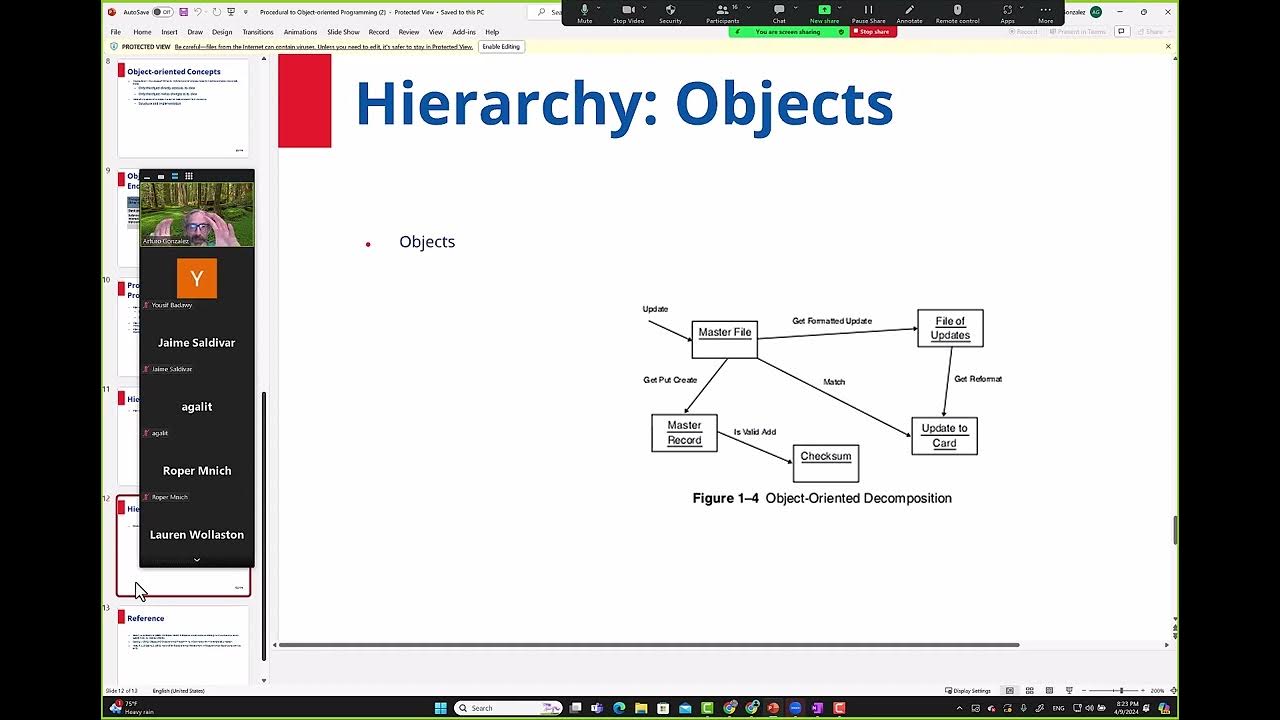 040924 COSC 1336 Python Intro object-oriented vs procedural - YouTube