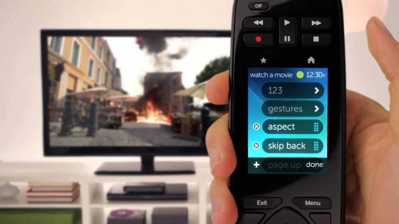 Setting Up the Logitech Harmony Touch Remote - YouTube
