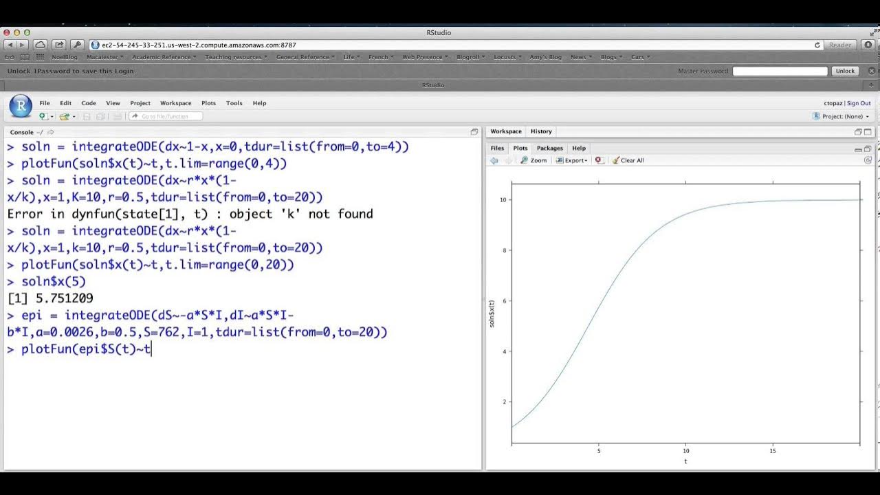 Differential Equations in R - YouTube
