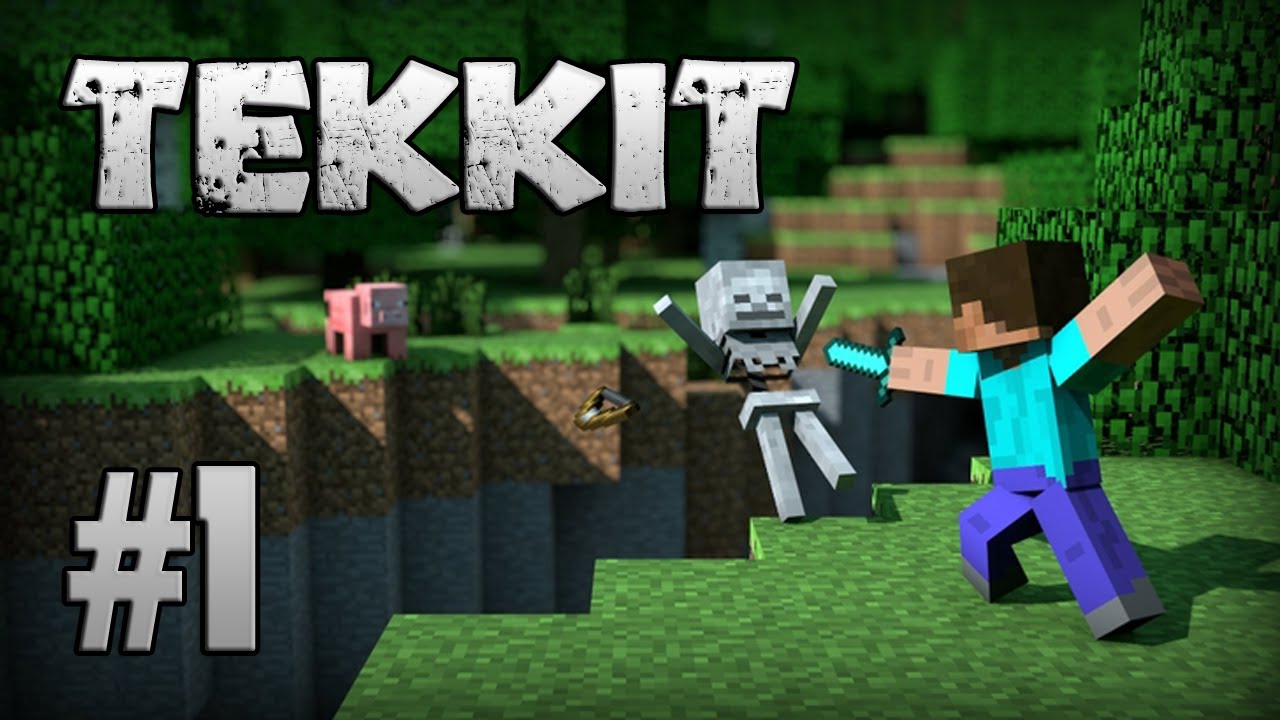 Minecraft: Tekkit #1 "Un inceput bun!" - YouTube