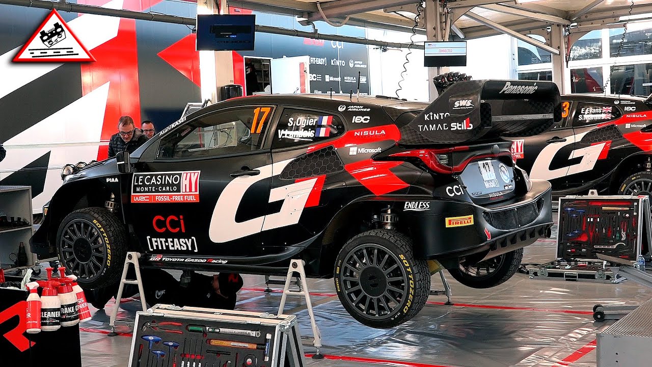 Service Park Gap | WRC Rallye Monte-Carlo 2024 | [Passats de canto ...