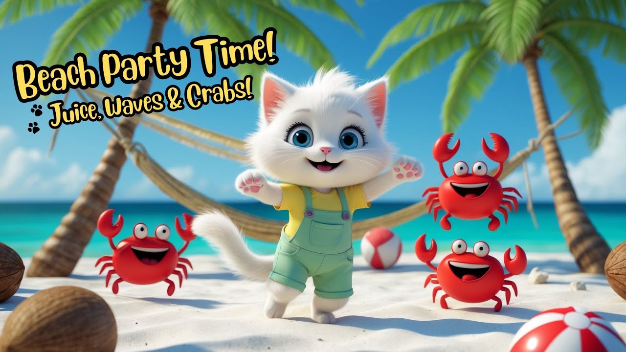 Let's Explore Together | Ep 04 | Snowball’s Beach Day 🏖️ | Cute ...