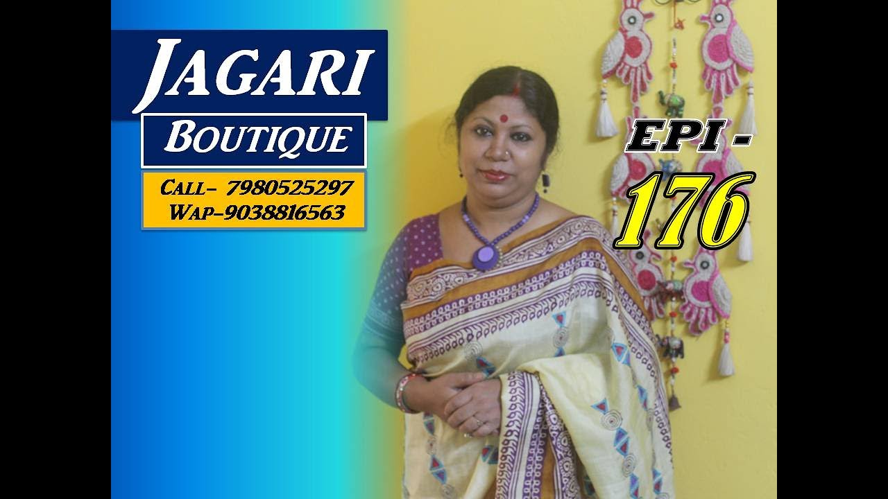 JAGARI BOUTIQUE FACE BOOK VIDEO#DesignerPartyWearSaree#EPI-176 ...