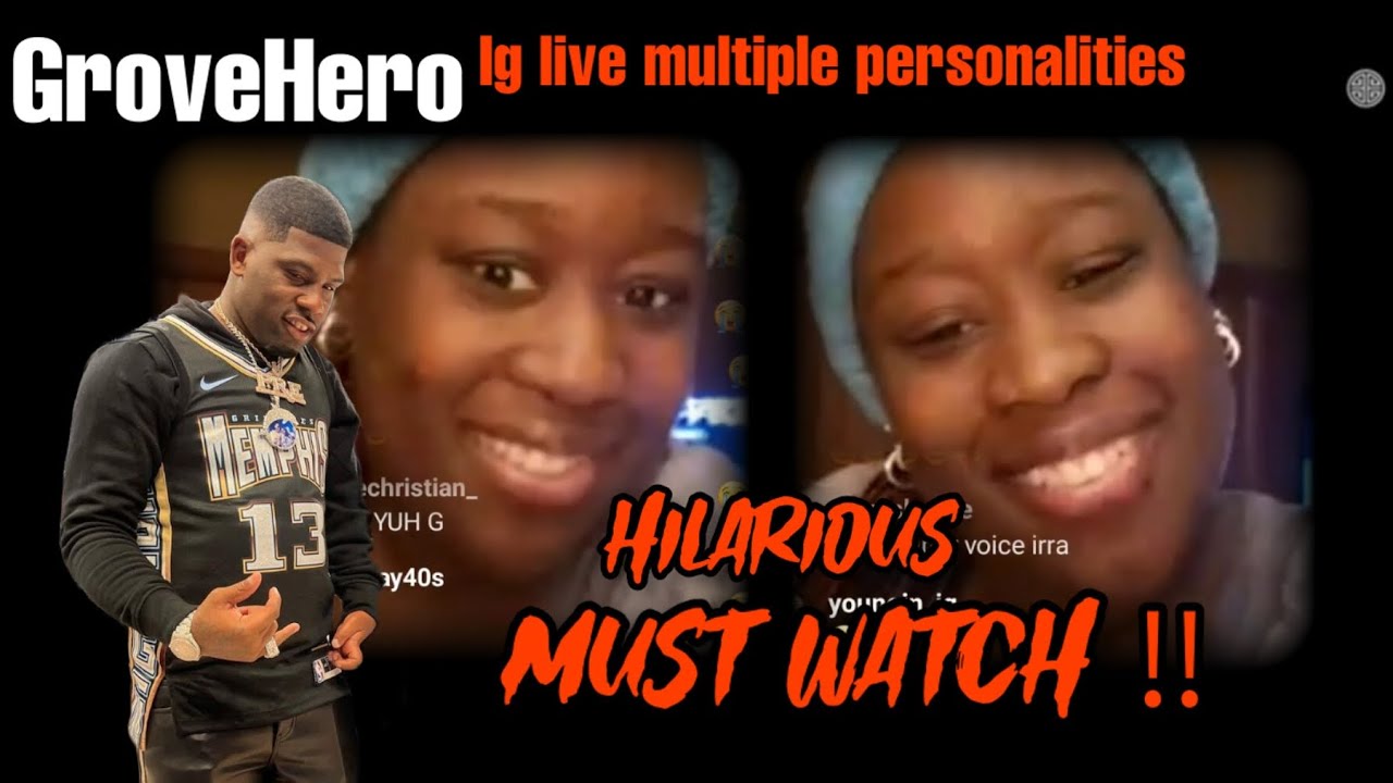GroveHero - ig live with a fan who claims to have multiple ...