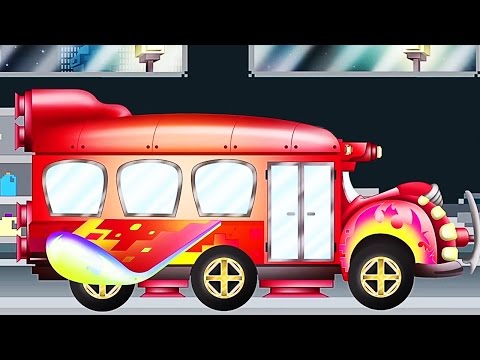 Sihirli okul otobüsü Pipo ve onun çekici aracı | Çocuklar için Minecraft gibi çizgi film