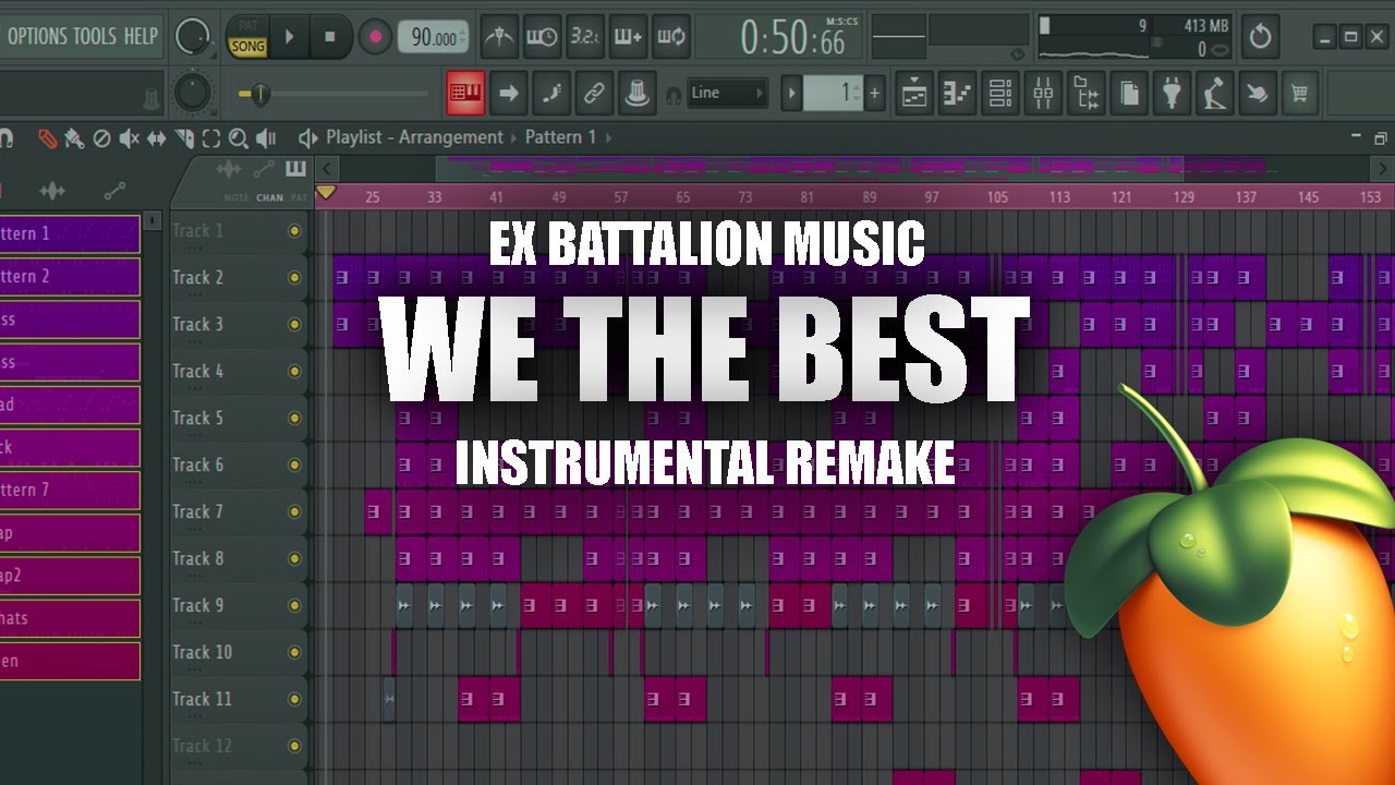 We The Best - EXB (Instrumental Beat) - YouTube