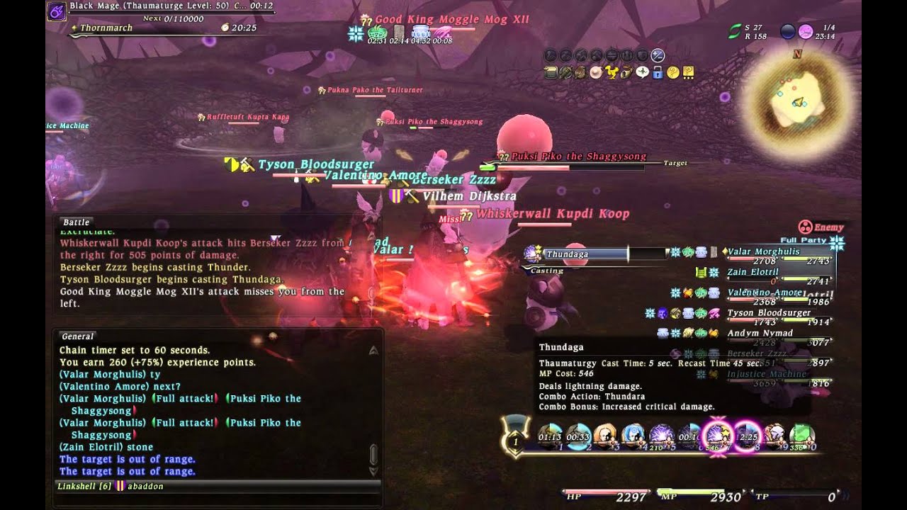 Final Fantasy XIV 1.0 - Good King Moggle Mog XII Fight (Balmung Server ...