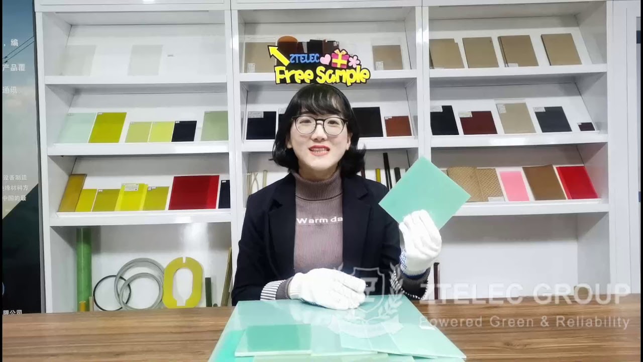 Micarta g10 epoxy natural g10 sheet of ZTelec Group - YouTube