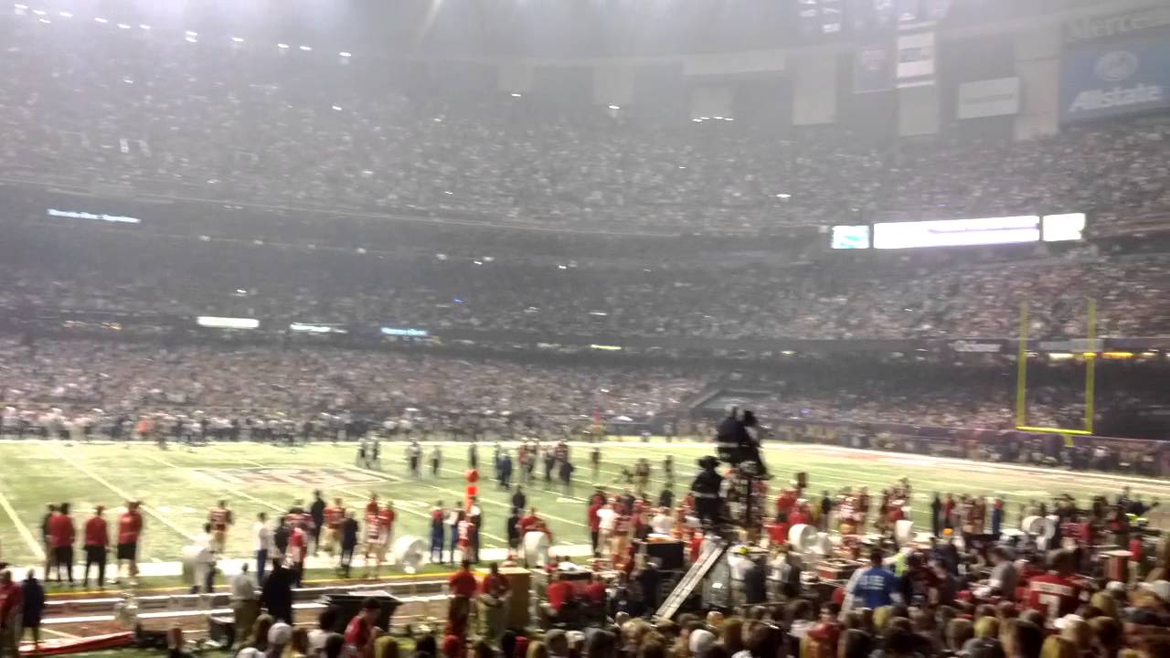 Super Bowl Blackout - Inside Super Dome - NFL - 49ers vs Ravens - YouTube