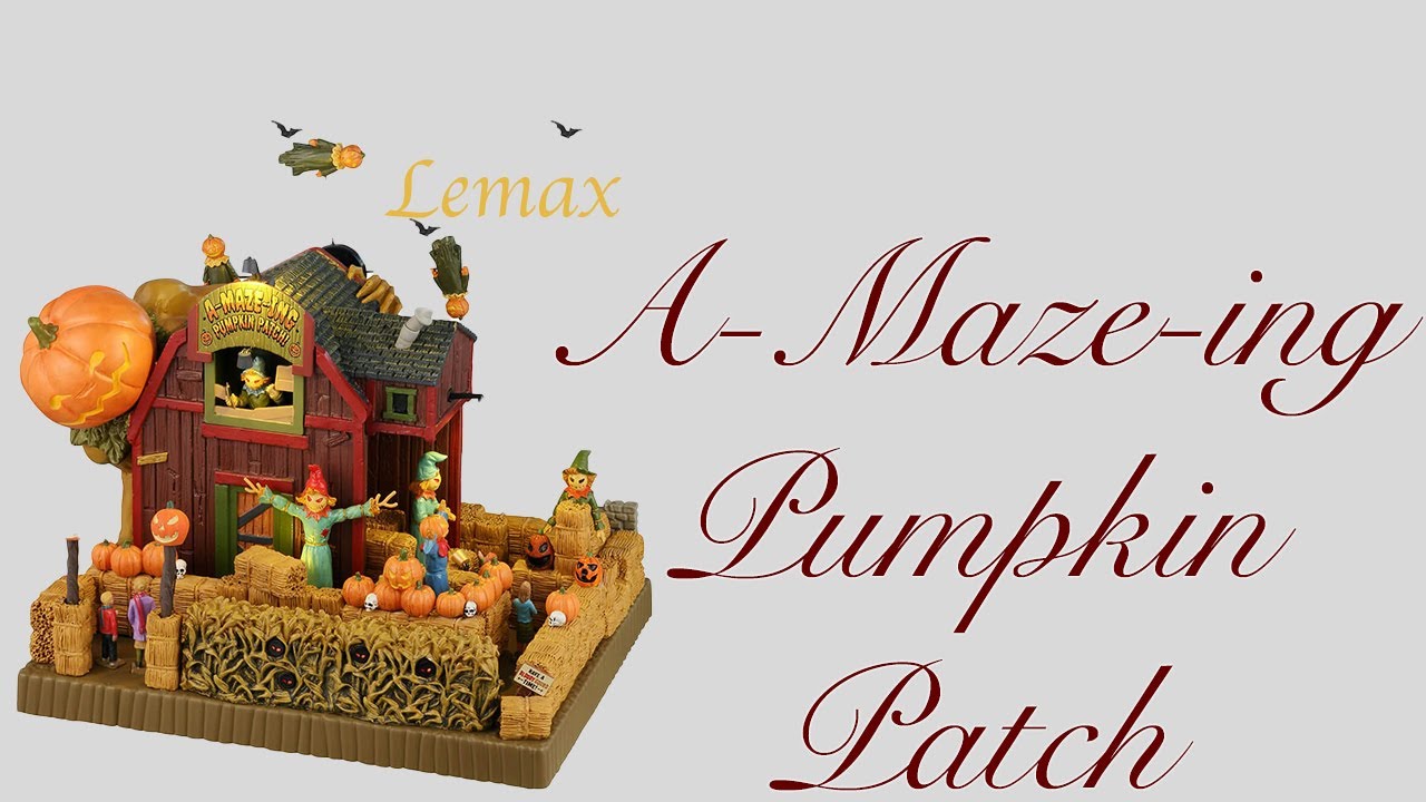 Lemax A-Maze-Ing Pumpkin Patch review (NEW FOR 2024) - YouTube