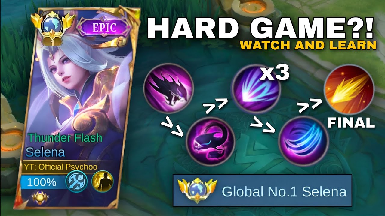 2024 SELENA NEW COMBO SKILLS + FLAMESHOT= 1 SHOT (WATCH AND LEARN ...