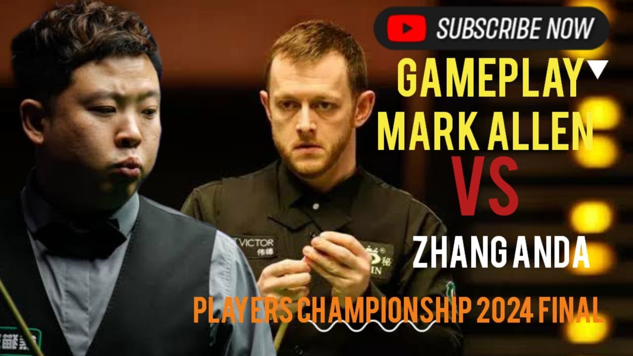 Zhang Anda Vs Mark Allen Amazing gameplay celebrating final of players ...
