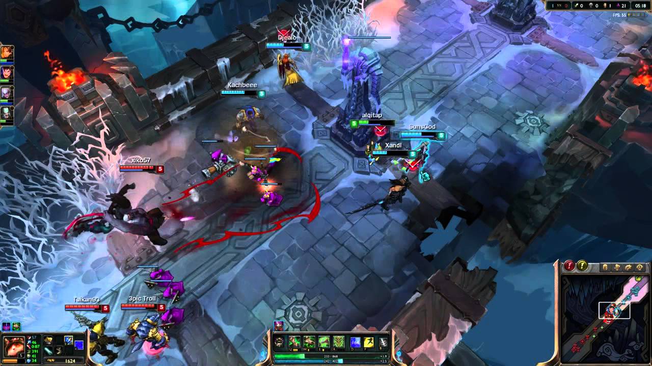 League of Legends - Zijn we al begonnen? (Howling Abyss, Aram) - YouTube