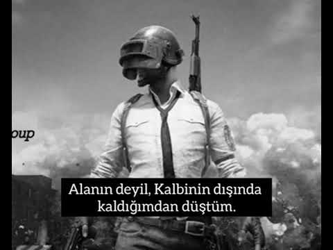 Pubg Mobile hakkında güzel şiir, kalbimin ortasına drop gibi düşdün