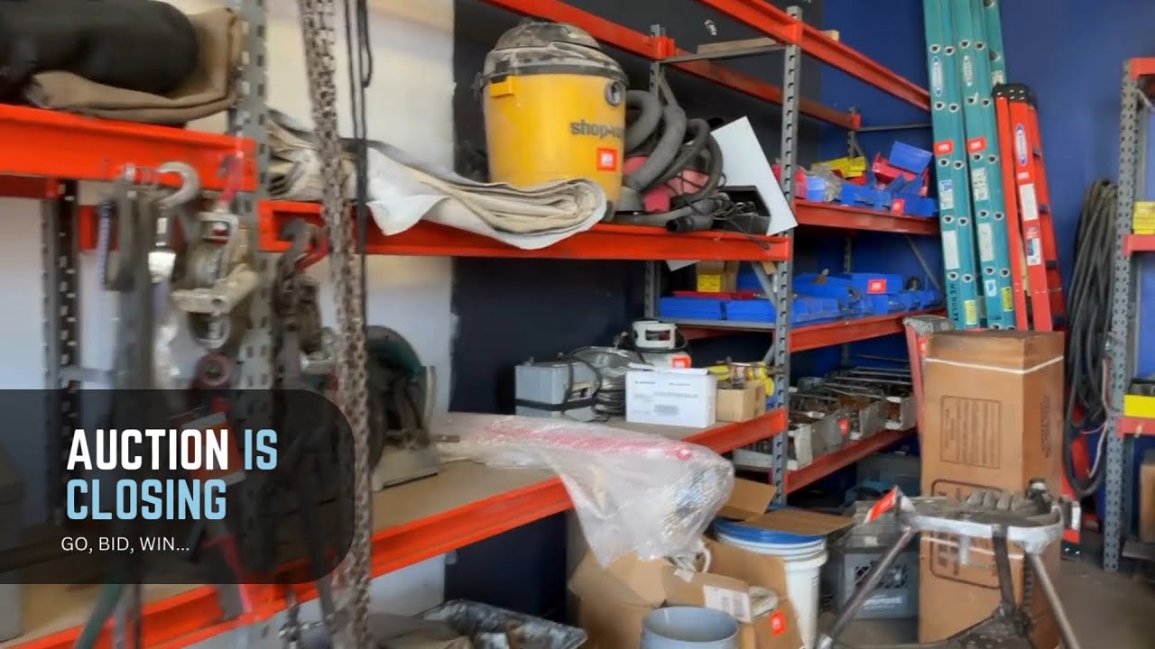 Business Liquidation Online Auction Is Closing Soon! Bid Now! - YouTube