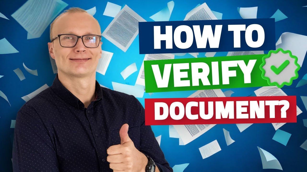 How to verify a document? (Qualified Electronic Signature Certum) - YouTube