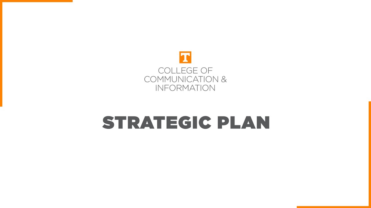 CCI Strategic Plan - Overview - YouTube
