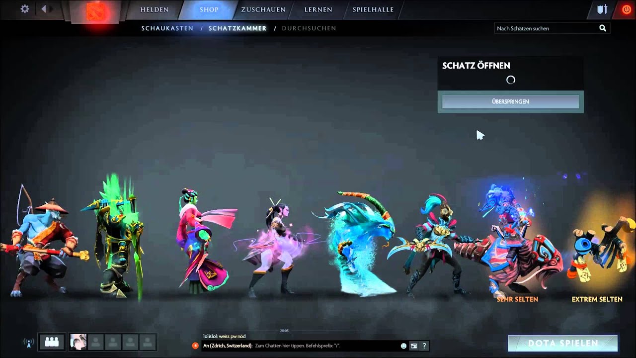 Dota 2 Treasure of the Spring Blossom opening HD - YouTube