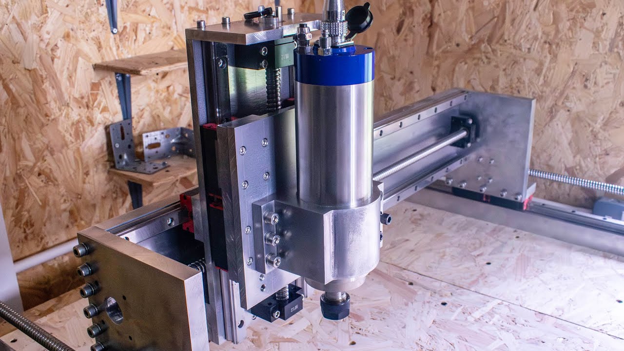 DIY CNC 011 - VFD and Spindle Test - YouTube
