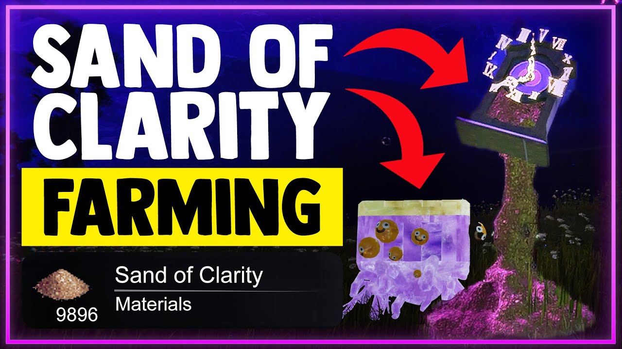 SAND OF CLARITY FARMING GUIDE | ENDLESS DREAM BEGINNER GUIDE - YouTube