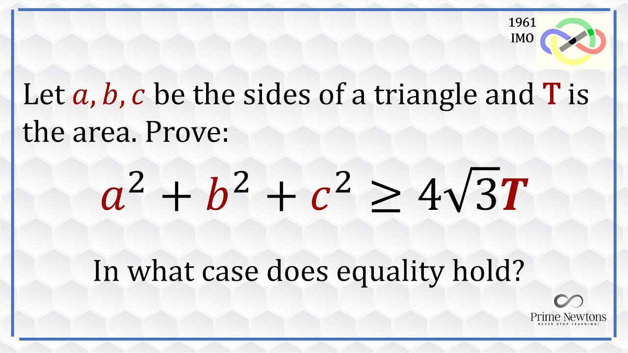 Third International Mathematics Olympiad #2 - YouTube