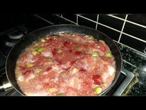 PRATİK DOMATES SOSLU LEZZETLİ TAVUK BİFTEK