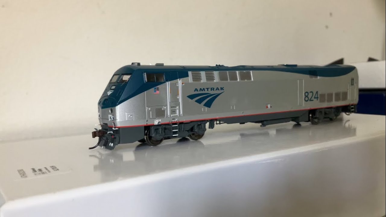 HO Scale Athearn Genesis Amtrak P40DC DCC & Sound Unboxing And Testing ...