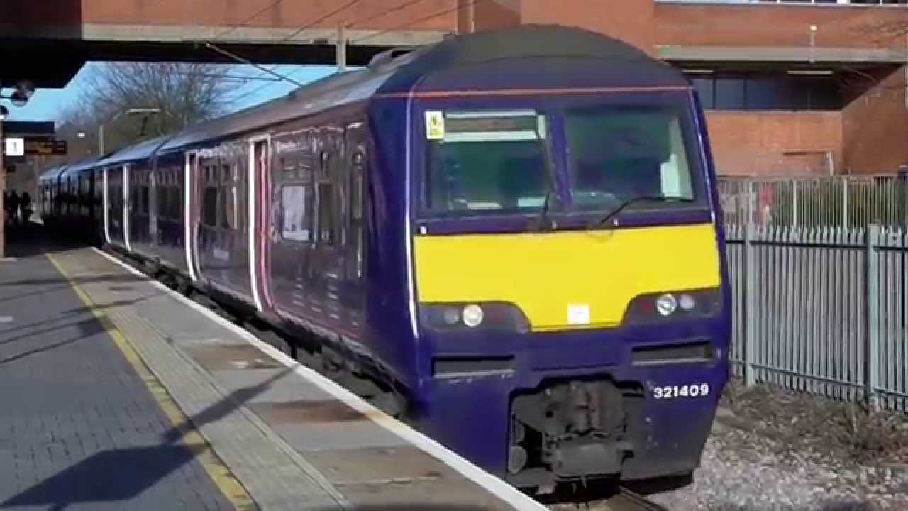 Great Northern Class 321 Departing Stevenage (02/1/15) - YouTube